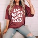 Sad Beige Moms Club Comfort Colors Graphic Mom T-shirt. Sad - Etsy