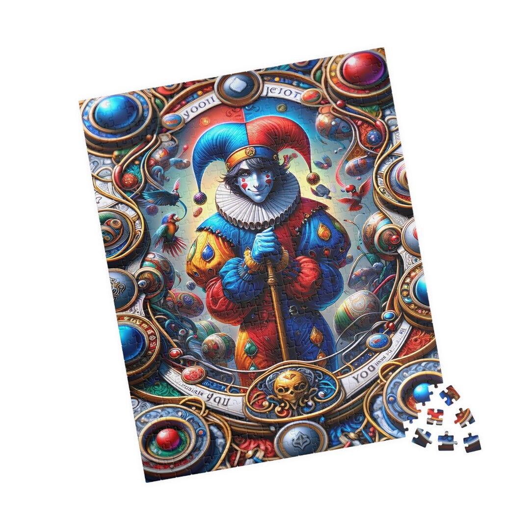 Court Jester Extravaganza 1,000-piece Jigsaw Puzzle - Etsy