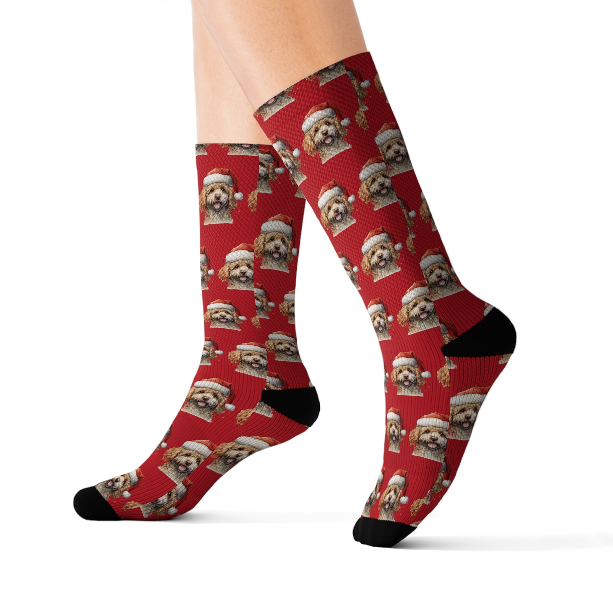 Cavapoo Christmas Socks, Secret Santa Gift for a Cavapoo Owner ...