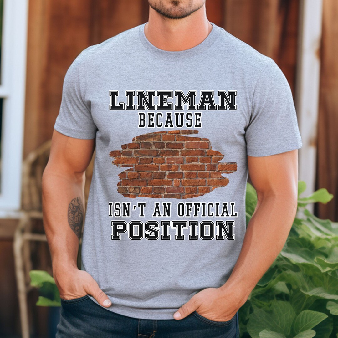 Football Lineman Unisex Softstyle T-shirt, Brick Wall Football Mom Dad ...
