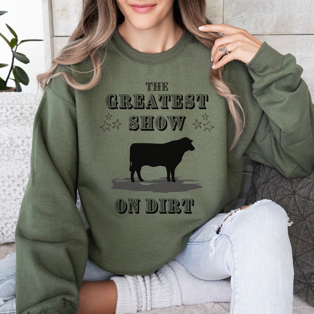 Stock Show Cattle Fair Sweatshirt, State Fair Sweater, Farm Kid Gift ...