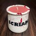Ghostface Inspired Candle - Etsy