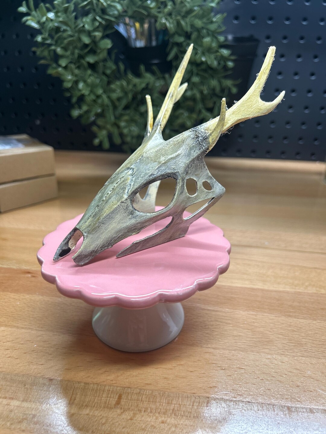 3D Printed Wendigo Skull: Hand Painted Horror Decor - Etsy