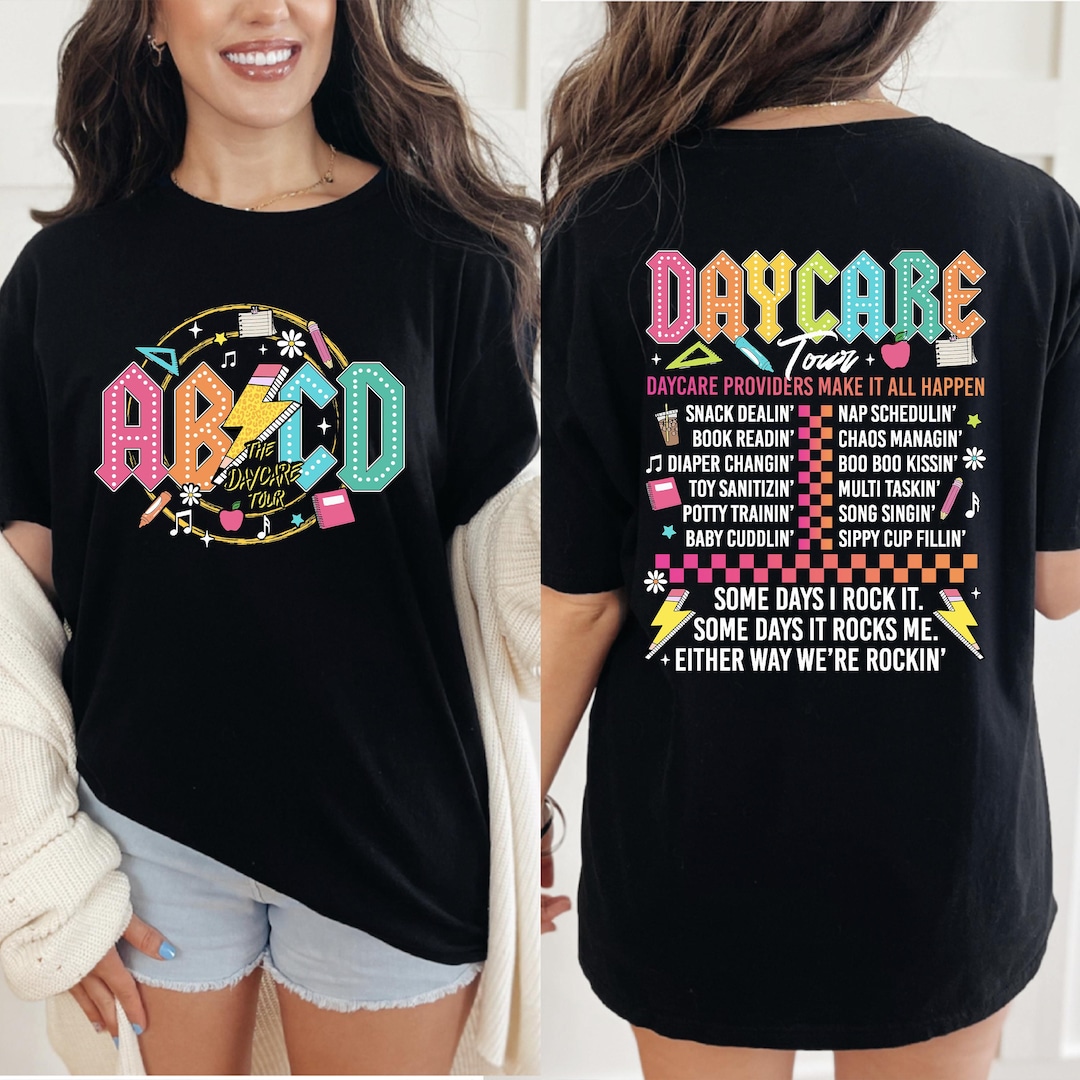 ABCD Daycare Shirt, Daycare Tour Shirt, Daycare Worker Shirt, Cute ...