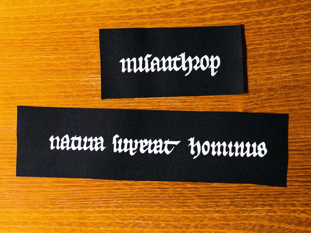 Misanthrop. Nature is Above Humankind. Natura Superat Hominus. Medieval ...