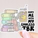 TBR Waterproof Sticker, Book Stickers, Gifts for Readers, Bookish ...
