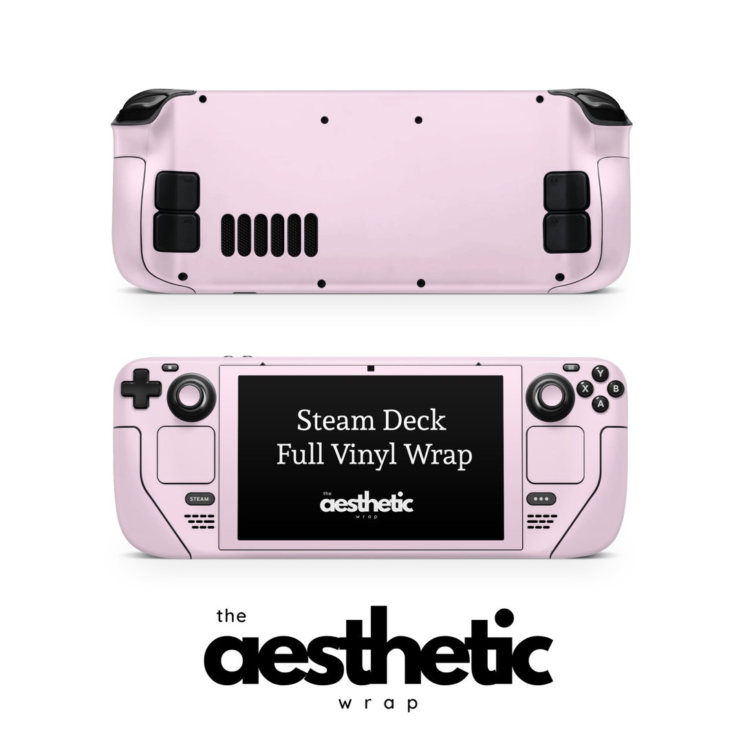 Blush Pink Valve Steam Deck Vinyl Skin Wrap V102 LCD & OLED - Etsy