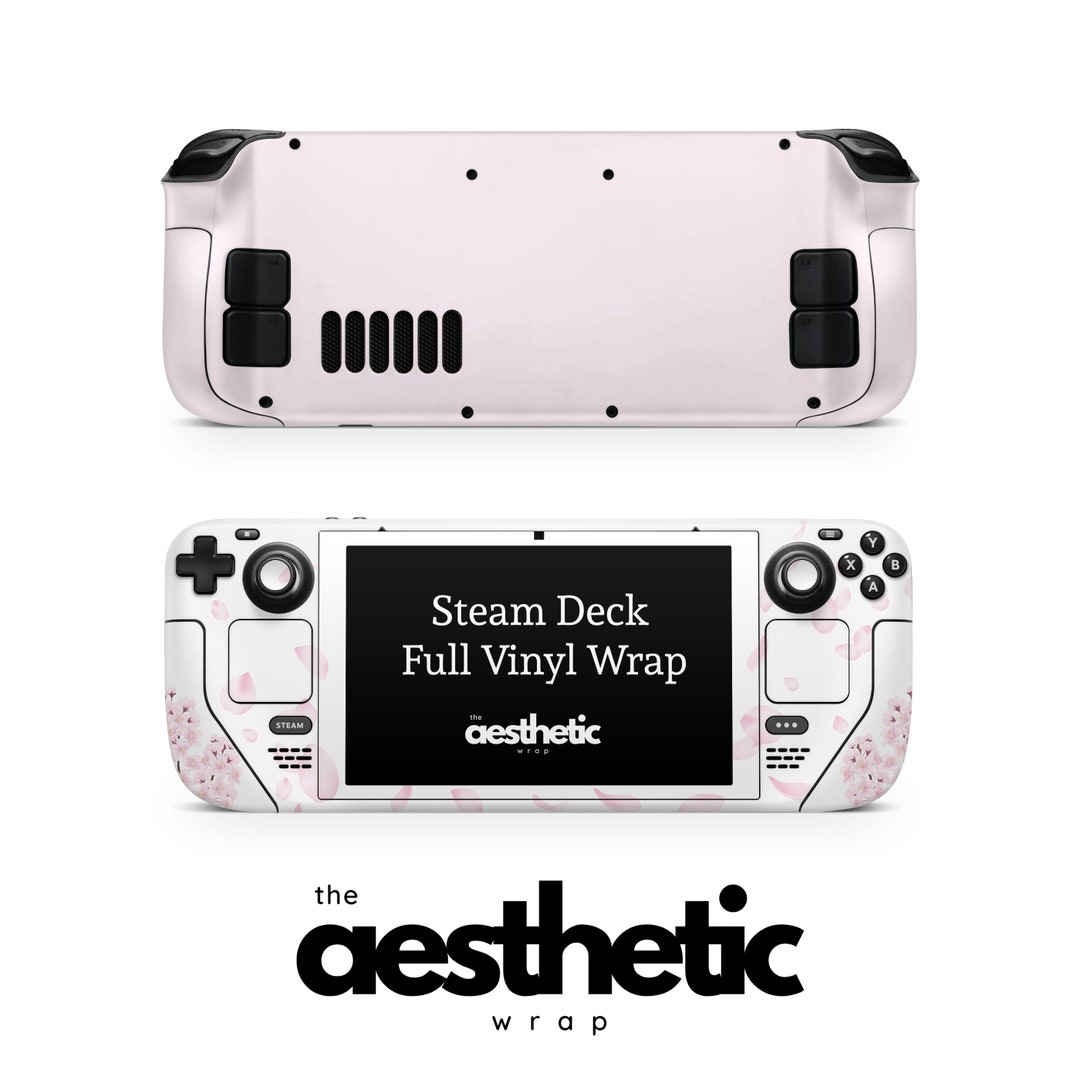 Blush Pink Sakura Cherry Blossom Valve Steam Deck Vinyl Skin Wrap LCD & OLED - Etsy