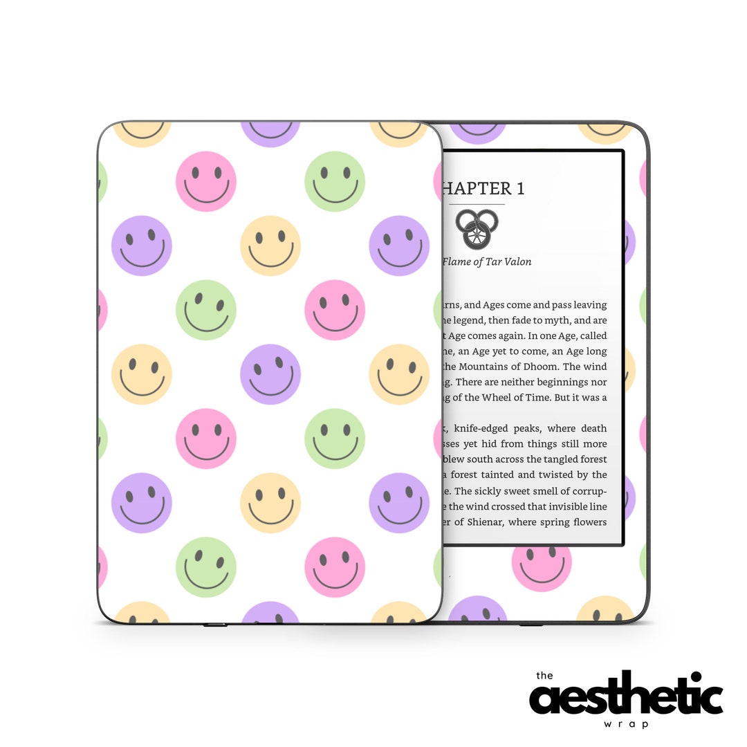 Smiley Face Amazon KINDLE Decals Skin Vinyl WRAP Paperwhite, Oasis ...