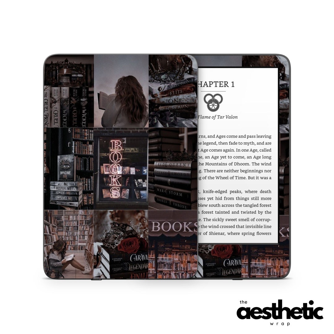Rainy Night Book Aesthetic Amazon KINDLE Decals Skin Vinyl WRAP ...