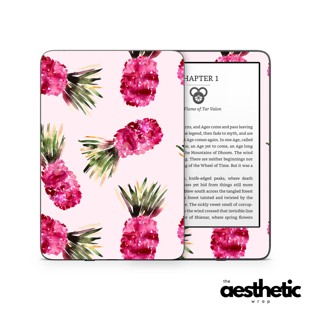 Pink Pineapple Summer Fun Amazon KINDLE Decals Skin Vinyl WRAP ...
