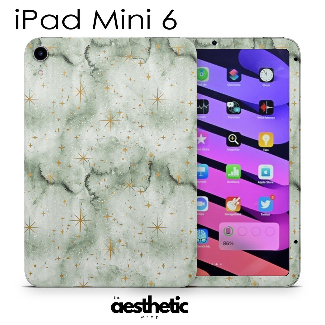 Sage Green Night Sky iPad Mini 6 Wrap Decals Skin Vinyl WRAP Apple ...
