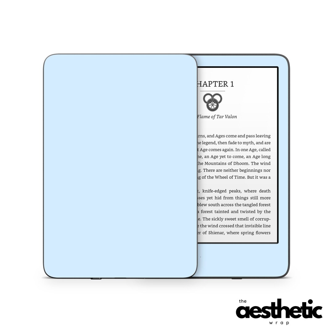 Powder Blue Amazon KINDLE Decals Skin Vinyl WRAP Paperwhite, Oasis ...