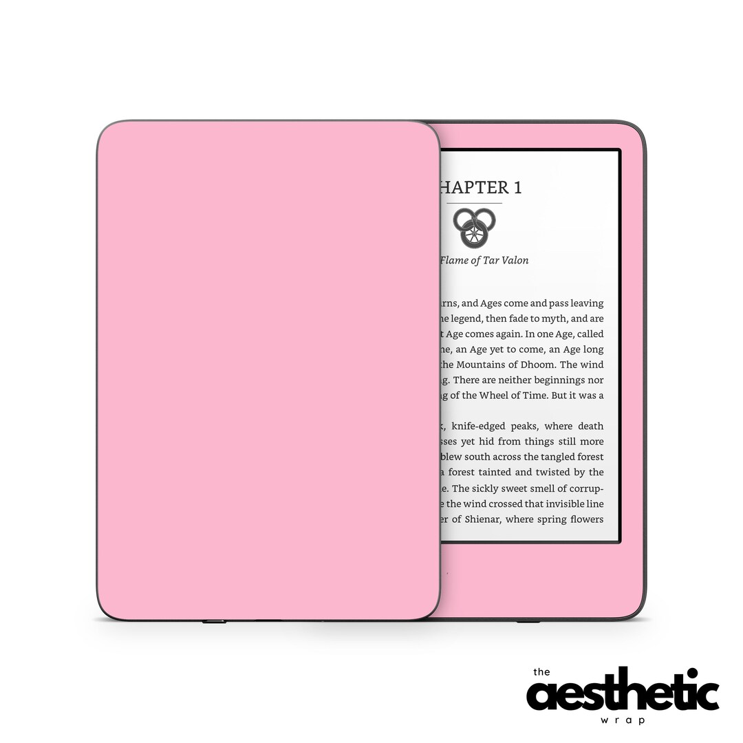 Pink Solid Amazon KINDLE Decals Skin Vinyl WRAP Paperwhite, Oasis ...