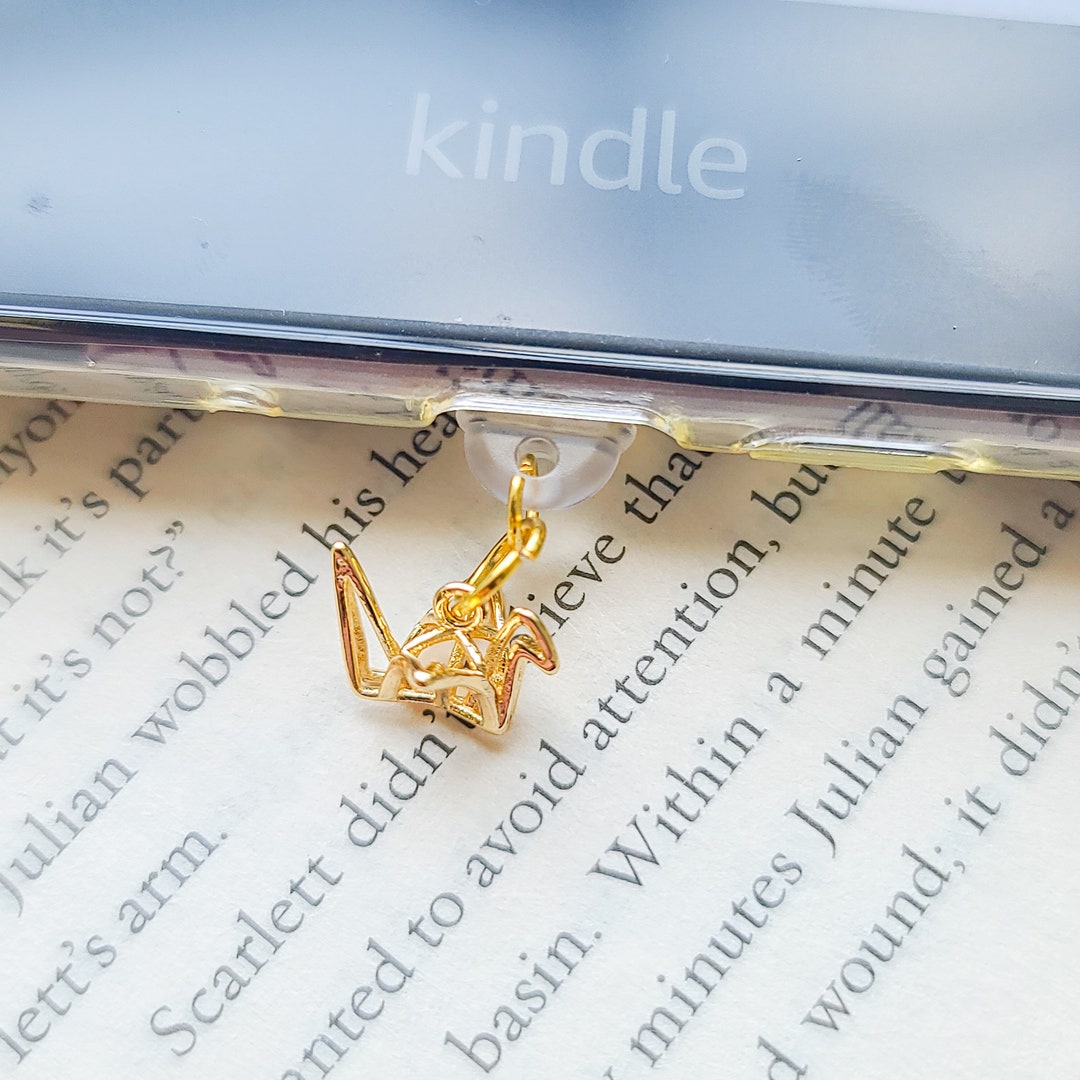 Manacled Paper Crane Handmade Dust Plug Charms for Kindle & Kobo ...