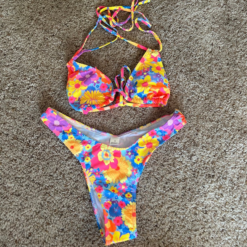 Flower Bikini - Etsy