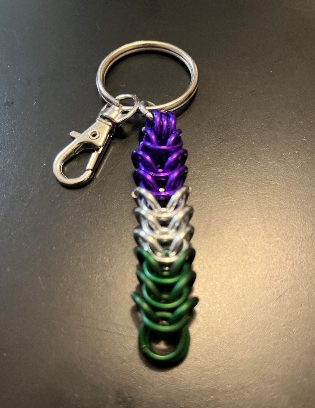 Genderqueer Pride Keychain - Etsy