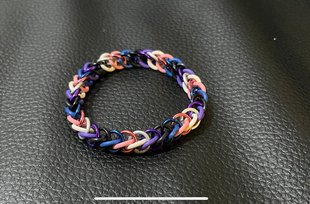 Gender Fluid Pride Bracelet - Etsy