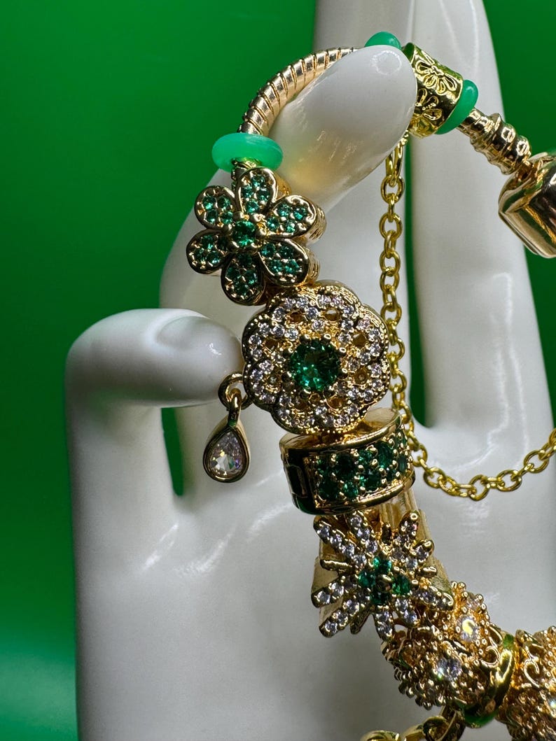 Wicked, Alphaba Inspired European/pandora Style Gold and Green Color ...
