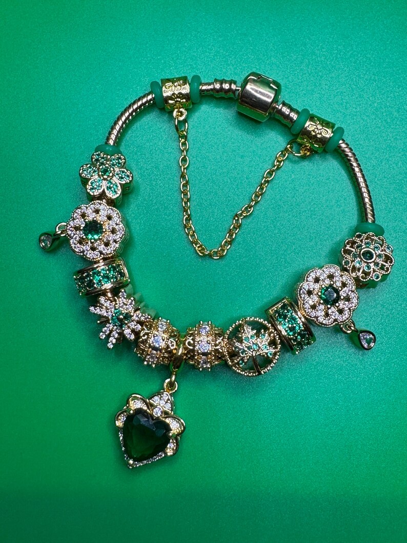 Wicked, Alphaba Inspired European/pandora Style Gold and Green Color ...