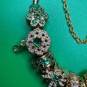 Wicked, Alphaba Inspired European/pandora Style Gold and Green Color ...