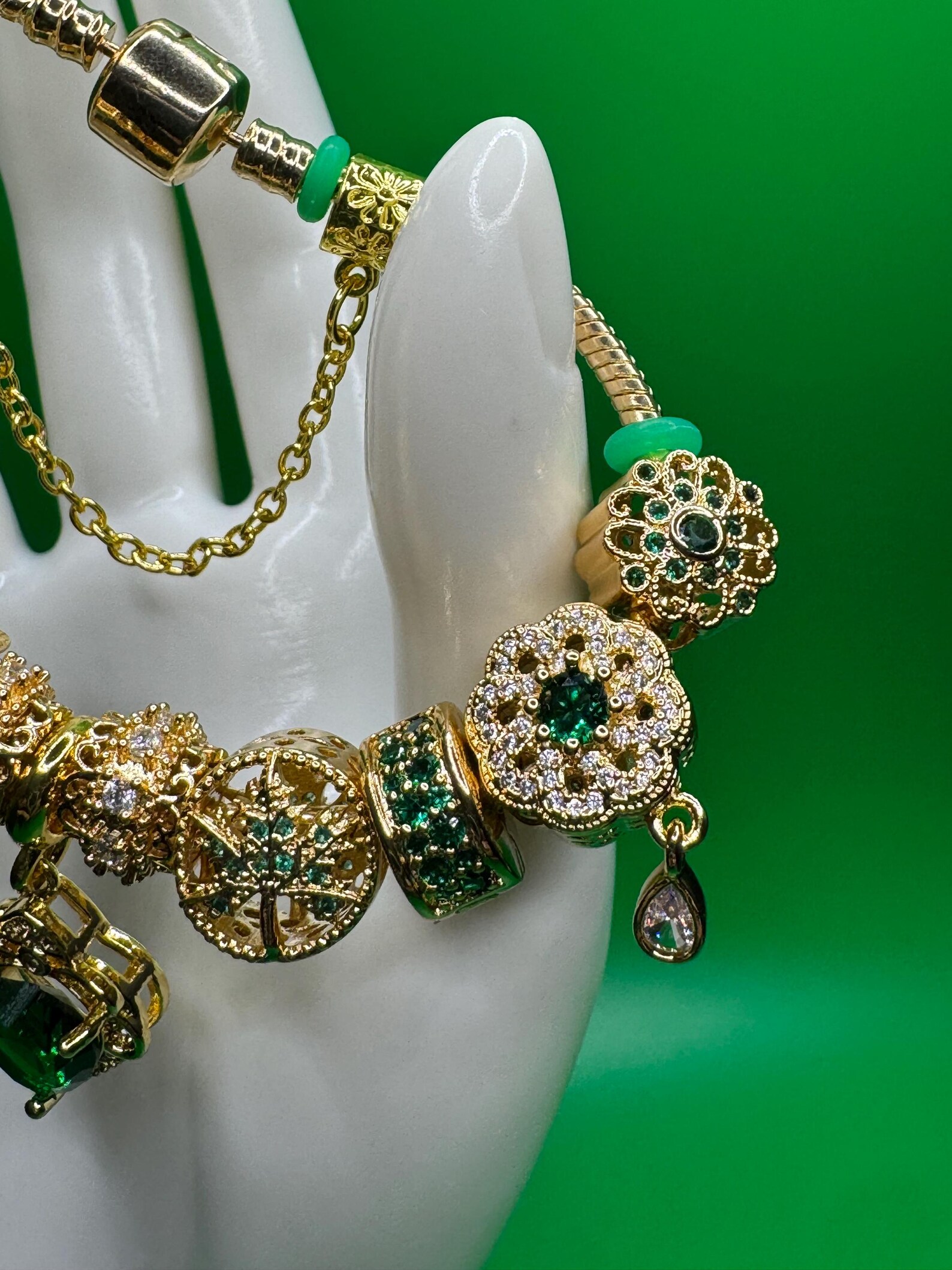 Wicked, Alphaba Inspired European/pandora Style Gold and Green Color ...