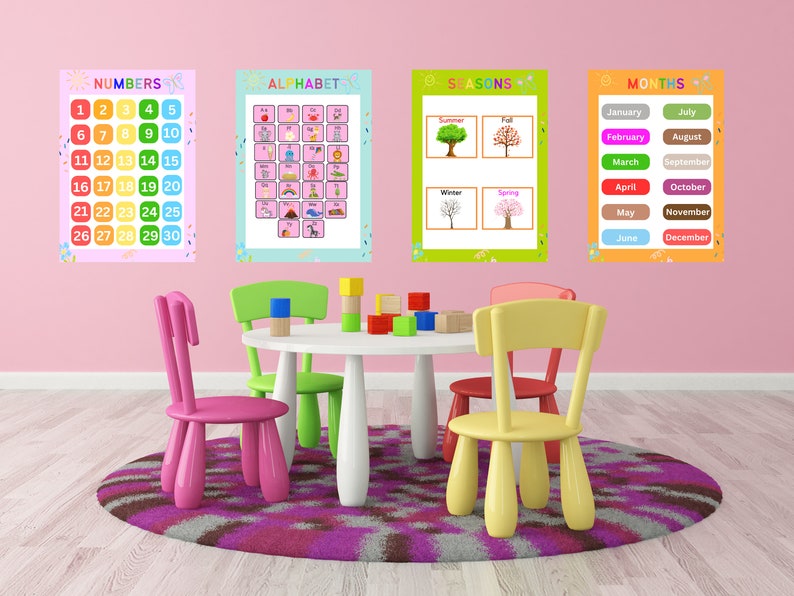 Preschool Printable Posters: Educational Posters, Classroom Decor ...