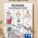 Fun School Activity, First Day Fun: Printable A4 School Scavenger Hunt ...