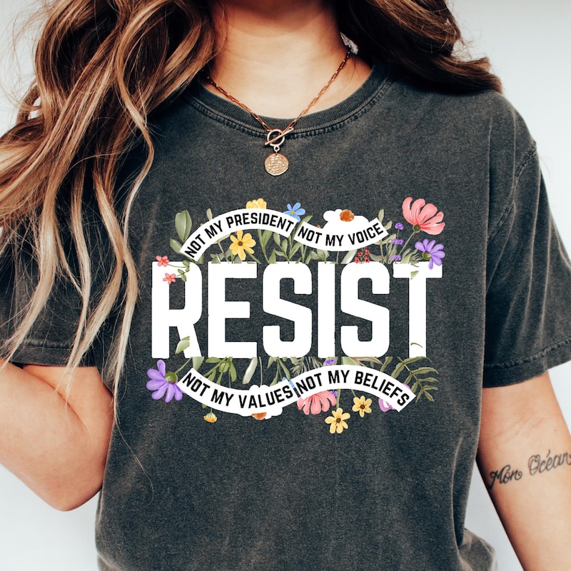 Resist Shirt Sesame Street - Etsy