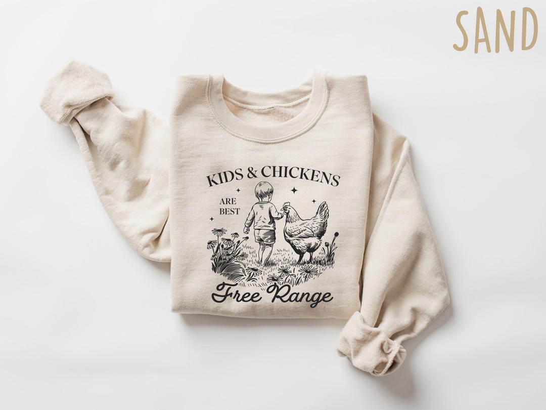 Retro Kids and Chickens Are Best Free Range Shirt, Home Sweet Homestead ...