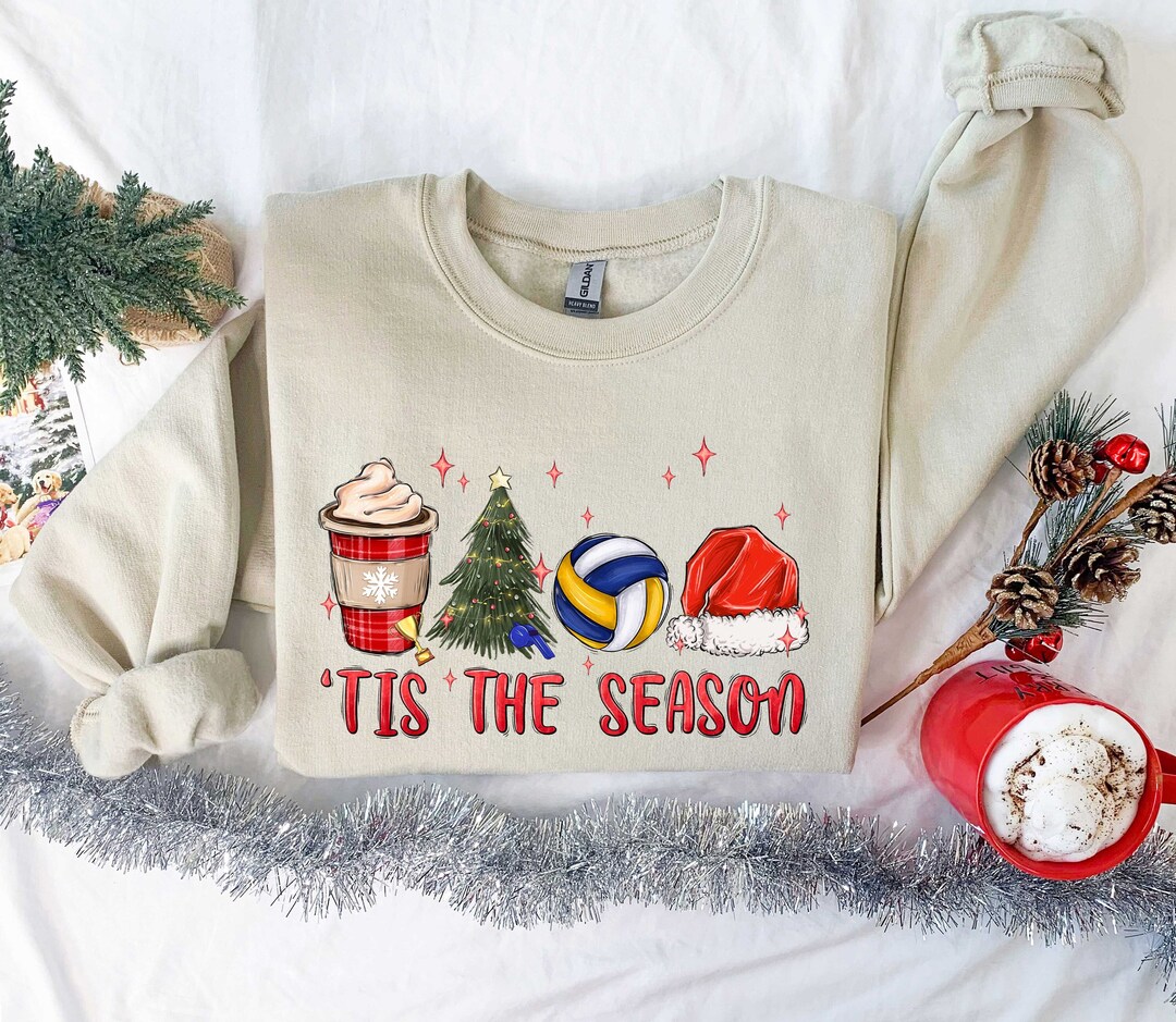 Tis the Season Shirt, Volleyball Shirt, Volleyball Lover Shirt ...