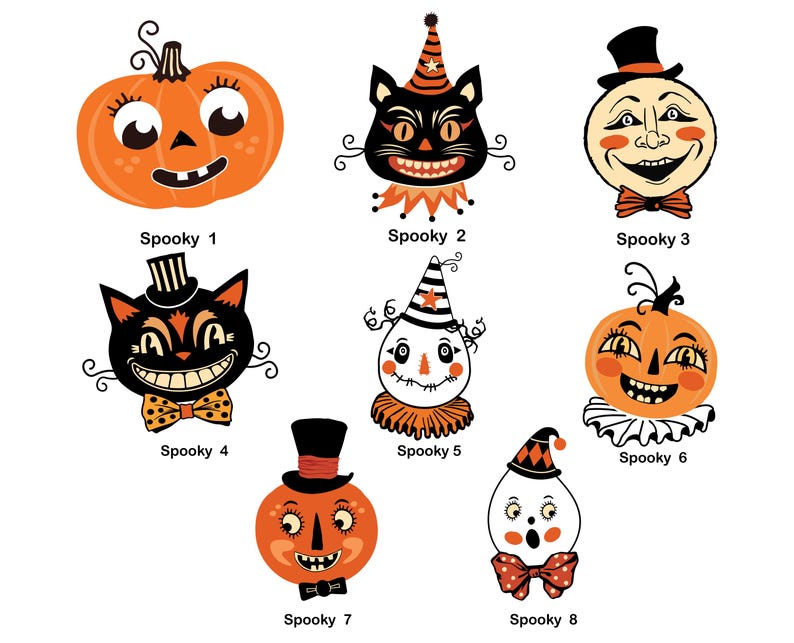 Funny Halloween Face Tshirt, Party Matching Tee Shirt, Funny Halloween ...