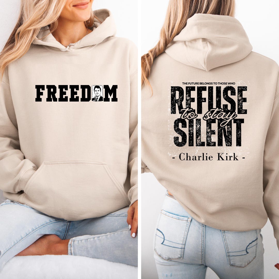 Charlie Kirk Refuse to Stay Silent Long Sleeve Gift, Justice Political ...