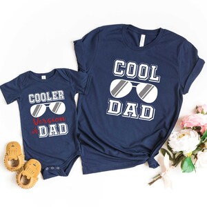 Cool Dad Tshirt, Cooler of Version Dad Shirt, Dad and Kid Matching ...