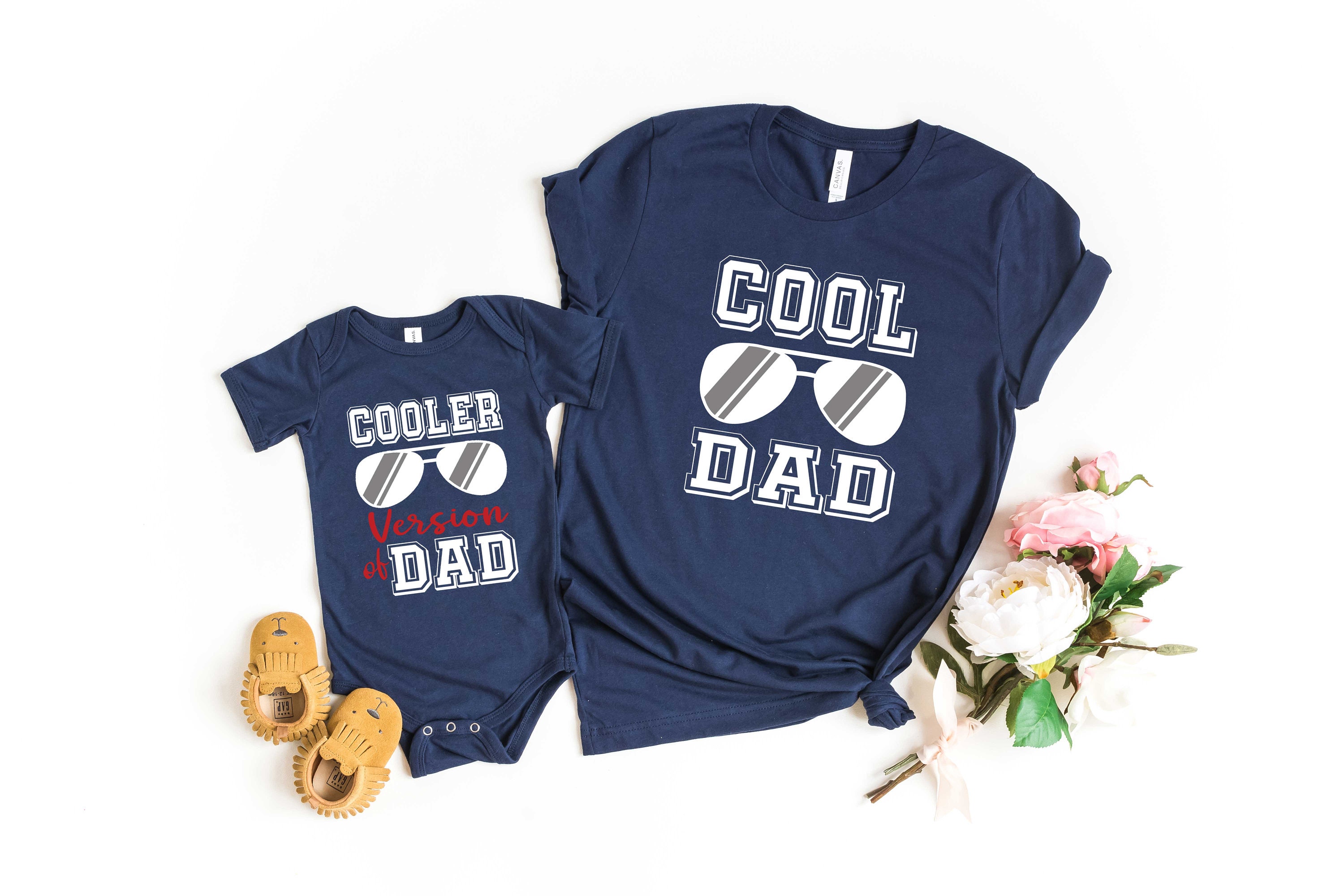Cool Dad Tshirt, Cooler of Version Dad Shirt, Dad and Kid Matching ...