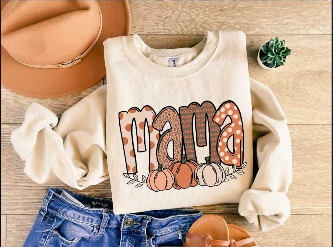 Fall Mama Sweatshirt, Fall Mama Coquette Pumpkin Shirt, Fall Vibes ...