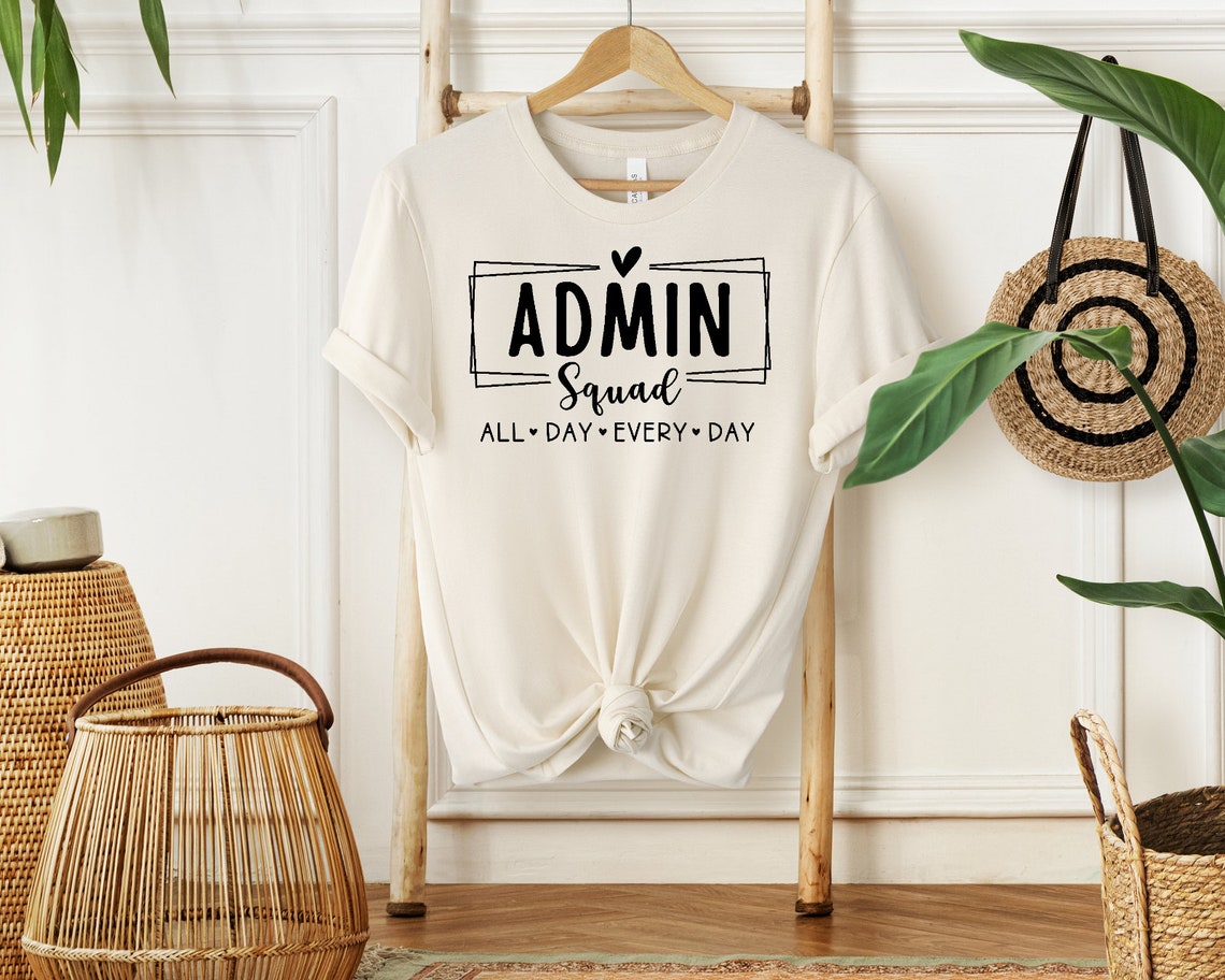 Admin Office Squad, Group Team Matching, Gift for Admin, Admin ...