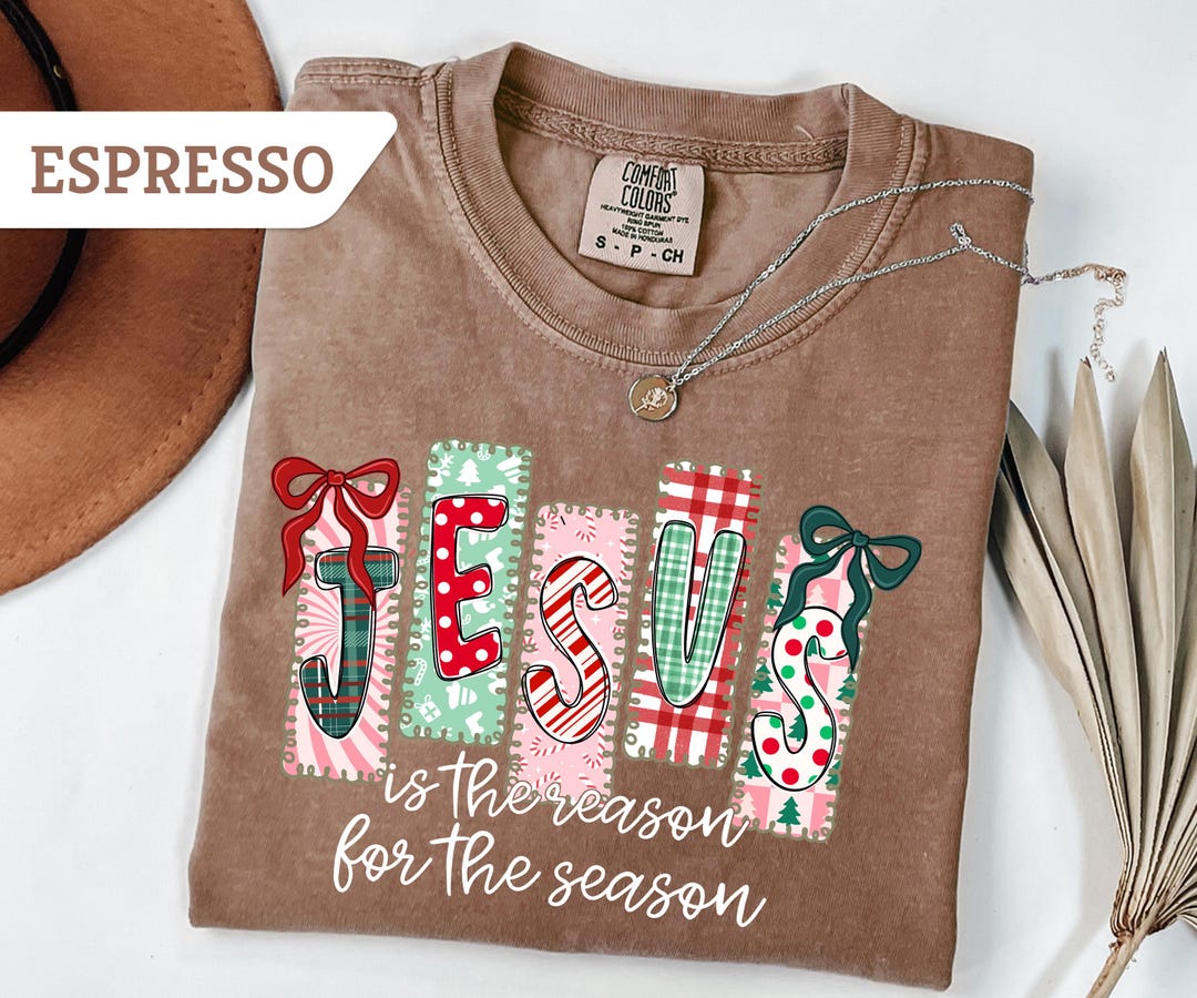 Comfort Colors®jesus is the Reason Sweats Hirt, Christian Christmas Tee ...