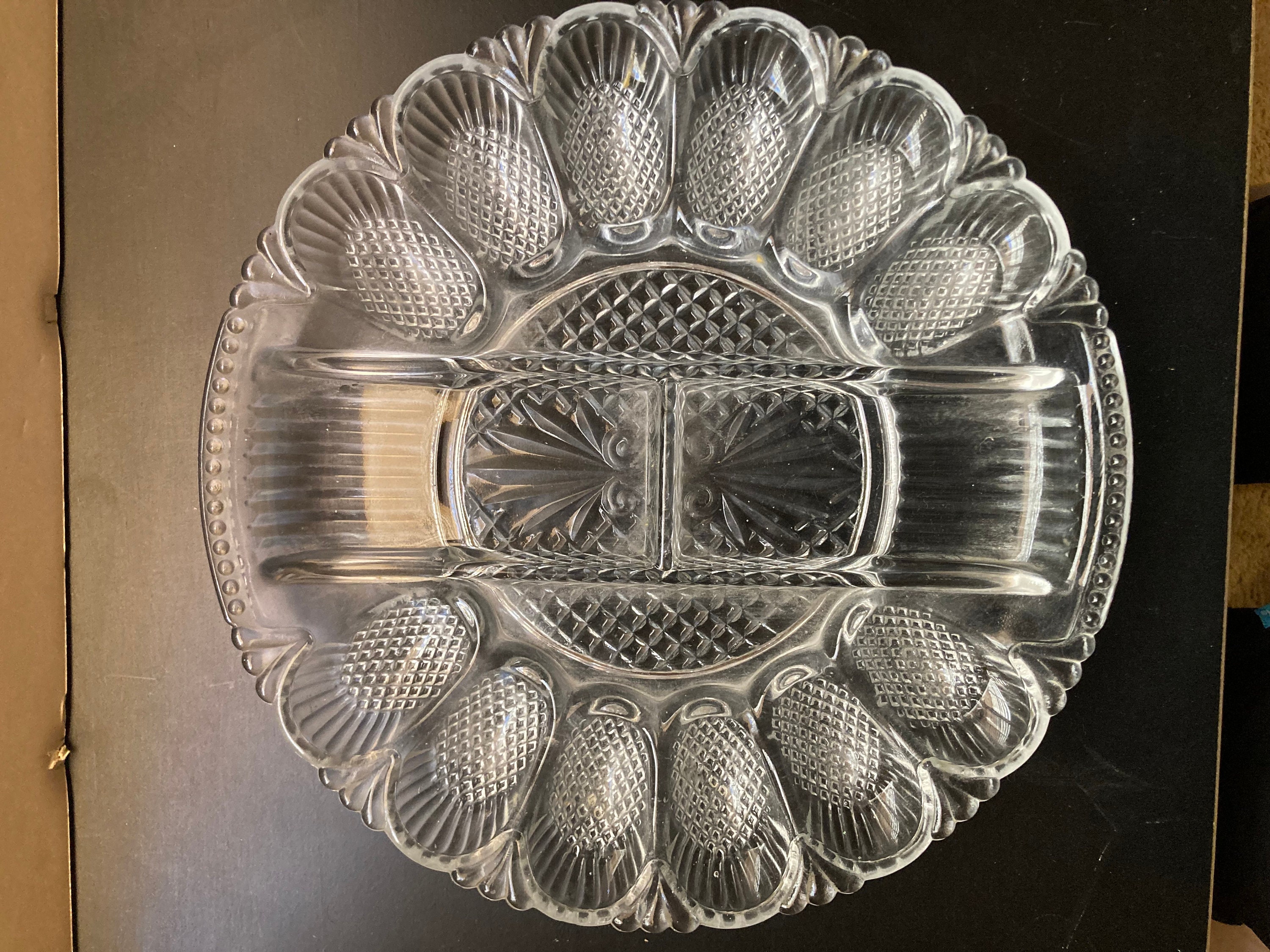 Vintage Egg and Relish Tray - Etsy