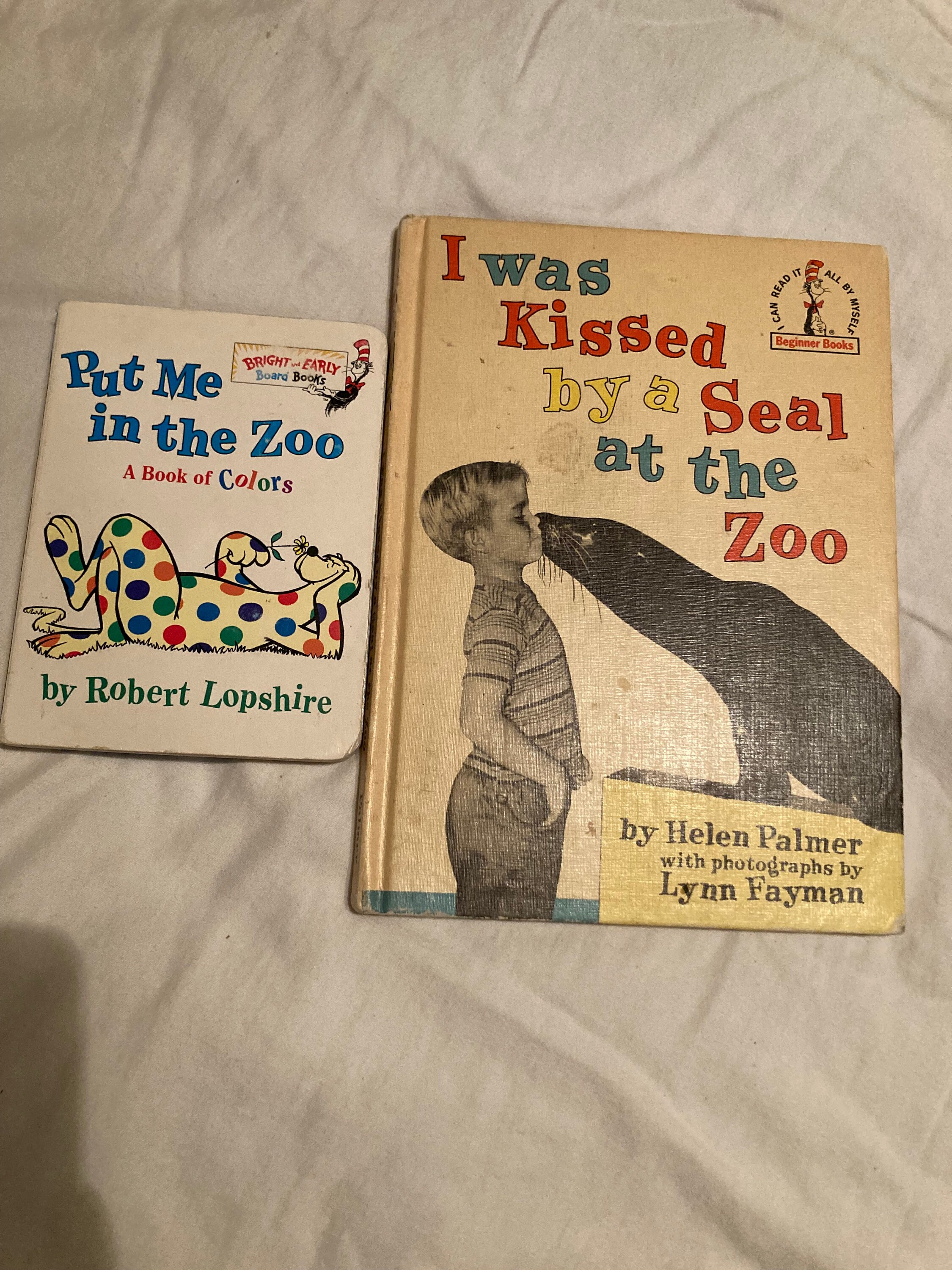 Dr Seuss Books. Put Me in the Zoo and I Was Kissed by a Seal at the Zoo ...