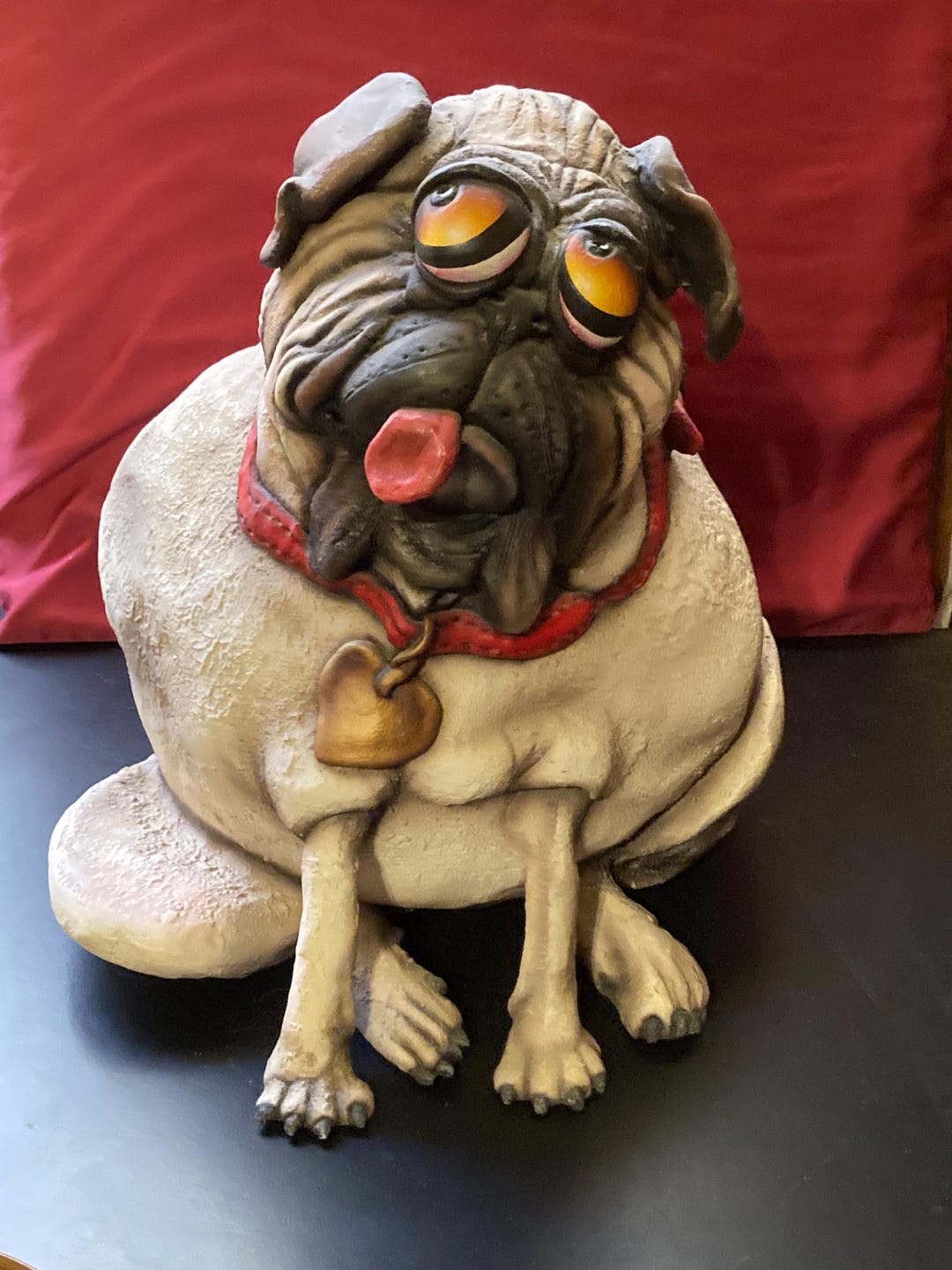 Original Tod Warner Pug Sculpture - Etsy