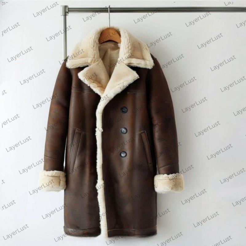 Mens Fur Trapper Coat - Etsy