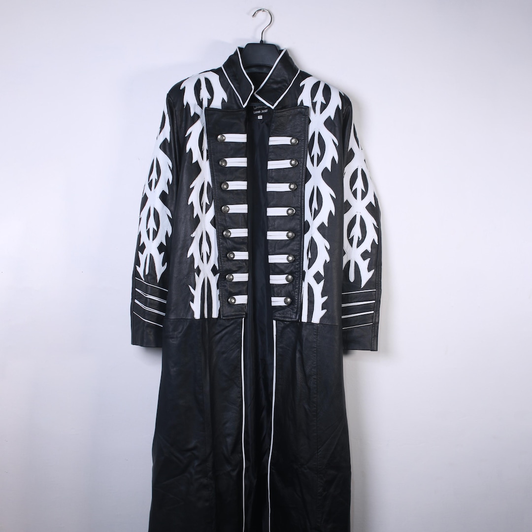 Vergil Devil May Cry 5 Cosplay Costume DMC 5 Vergil Leather Coat and ...