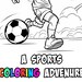 A Sports Coloring Adventure. - Etsy
