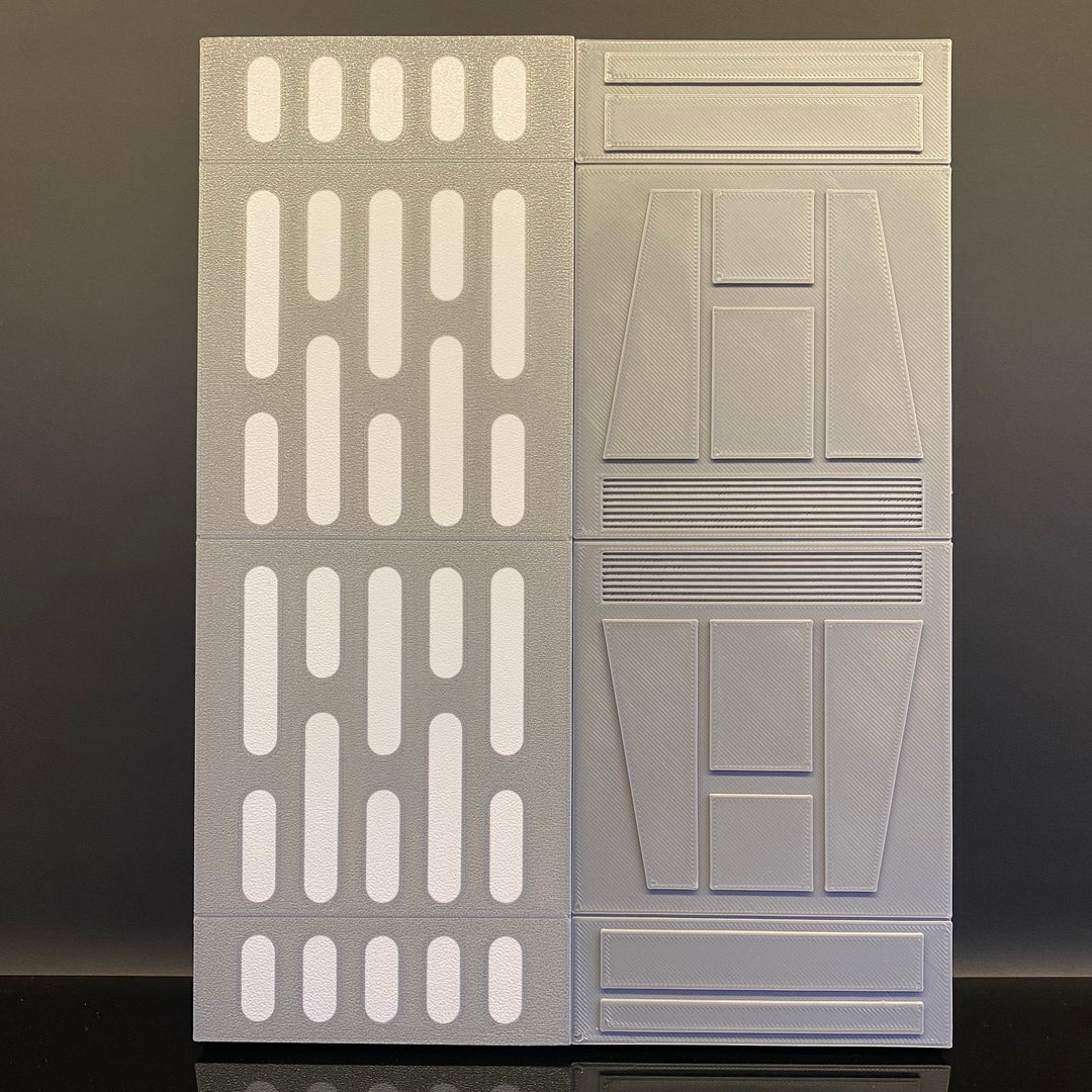 1:12 Scale Action Figure Diorama str Wars Wall Pieces - Etsy