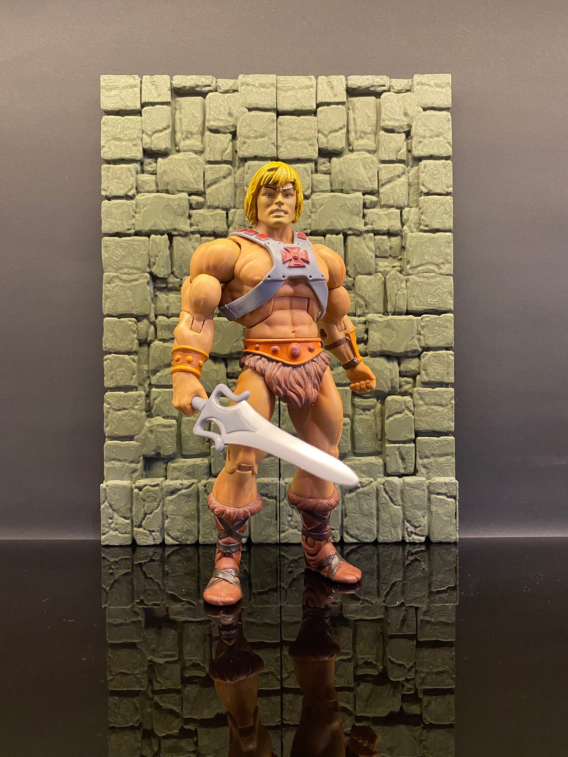 1:12 Action Figure Diorama Masters MOTU grayskull Walls - Etsy