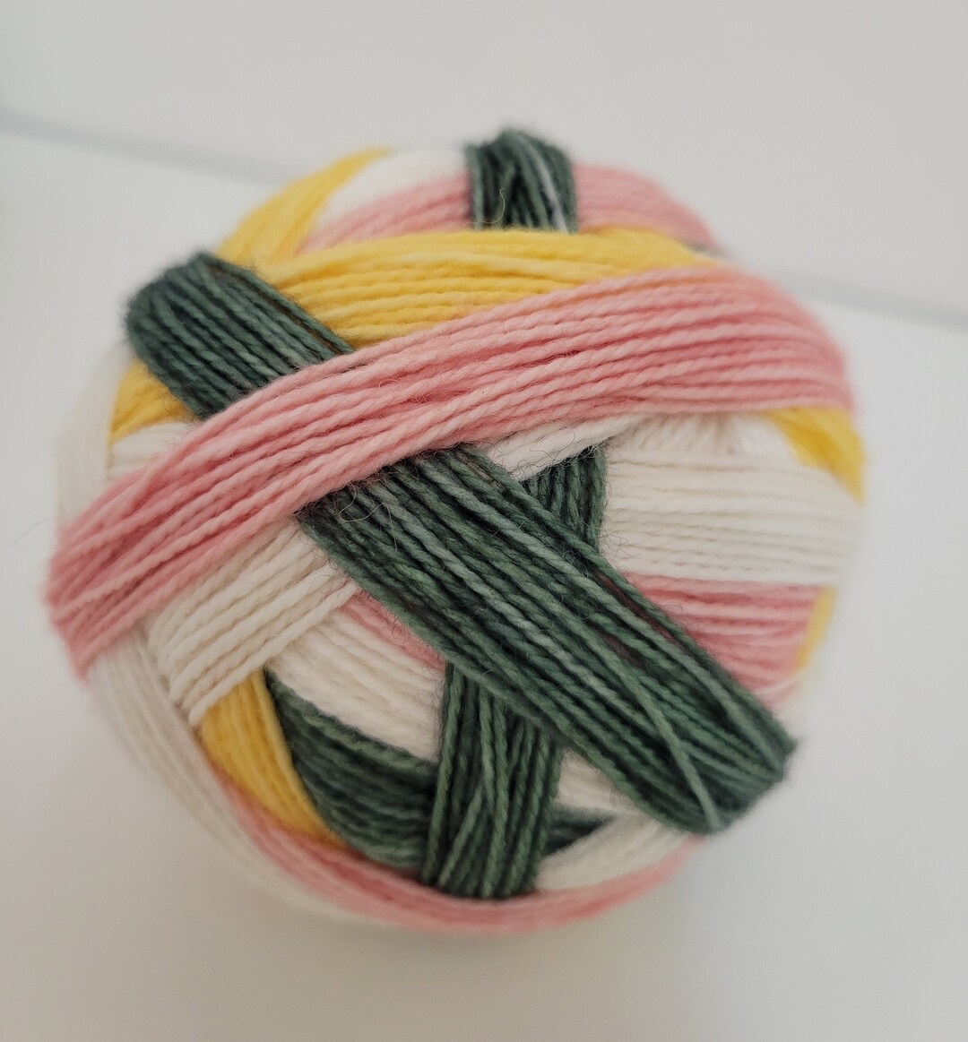 Self-striping Sock Yarn - Rose Garden - Hand-dyed to Order - Etsy