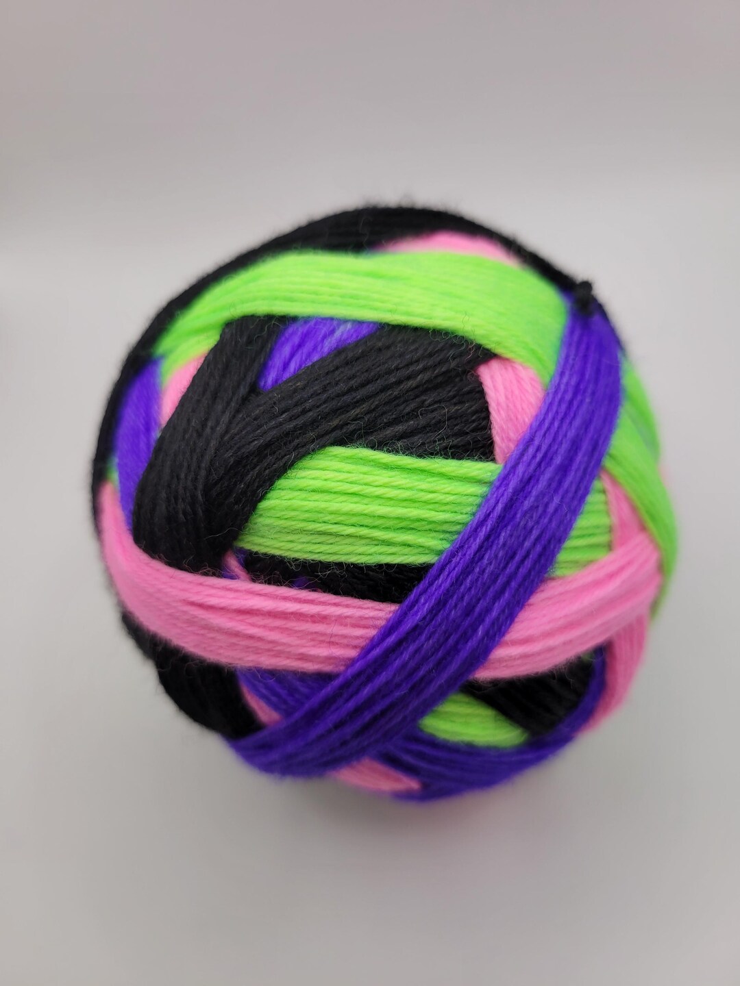 Self-striping Sock Yarn - Sabrina - Hand-dyed to Order - Etsy