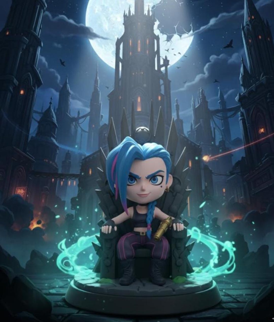 Jinx Chibi 3D Print File | Arcane Lol Collectible (STL OBJ FBX) - Etsy