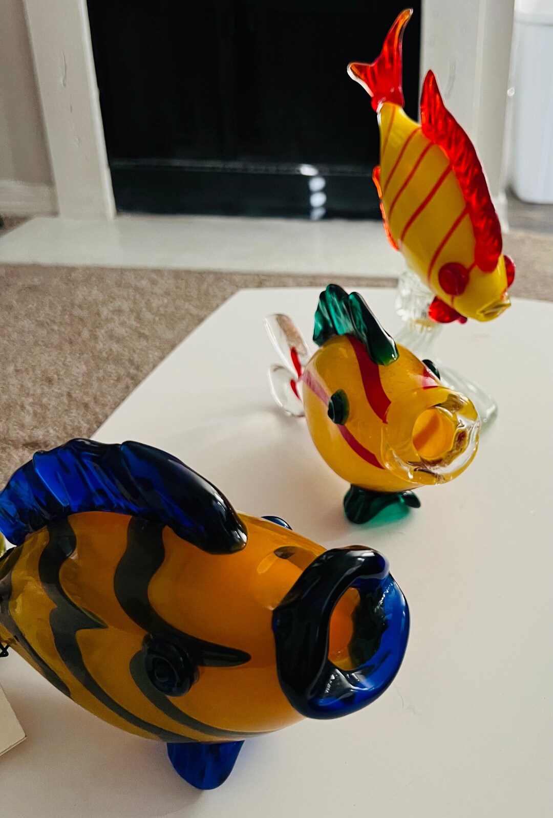 Blenko Glass Fish Set - Etsy